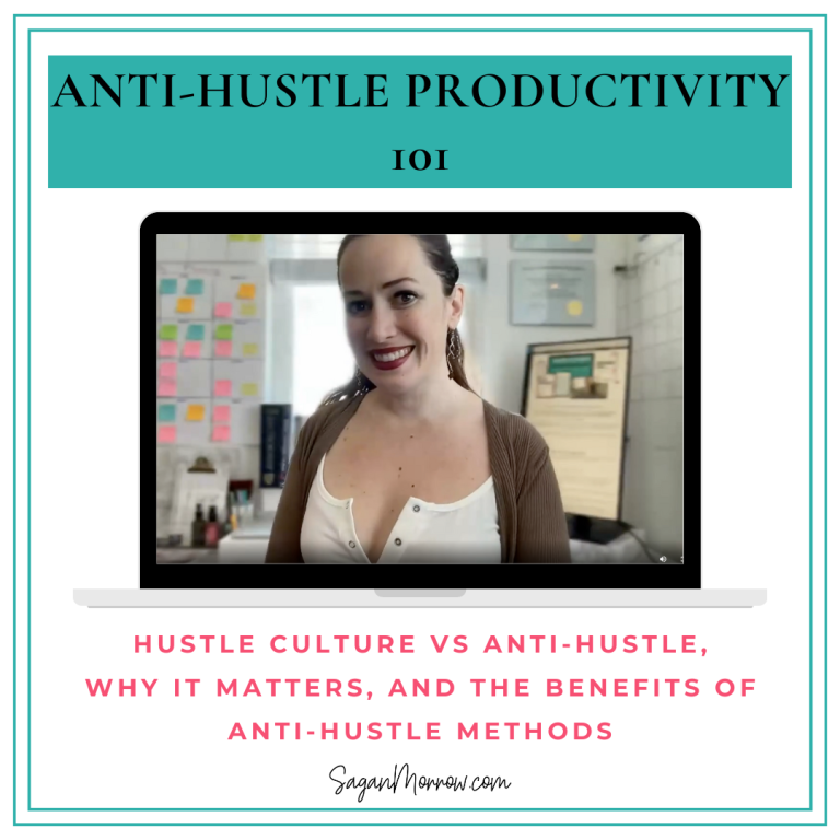 What is Anti Hustle Productivity?
