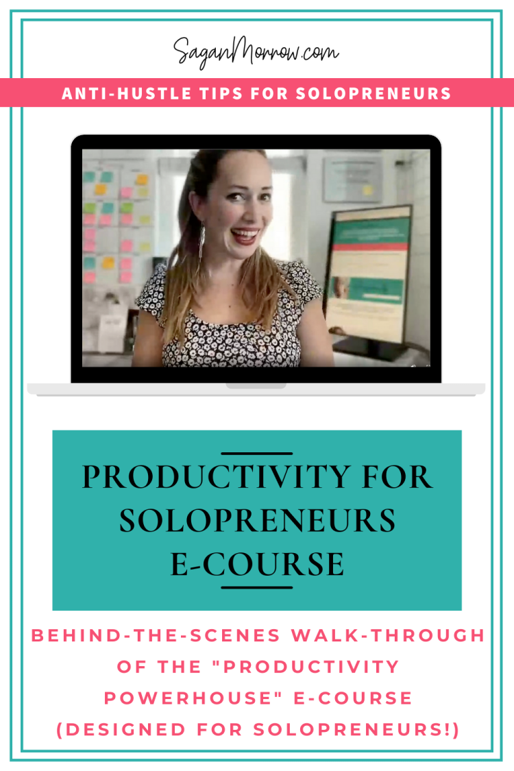 Behind-the-scenes walk-through of the Productivity Powerhouse curriculum - Sagan Morrow