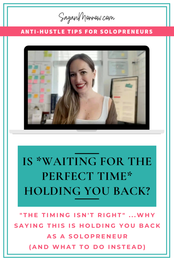 Why you shouldn't let TIMING hold you back (and what to do if it is ...