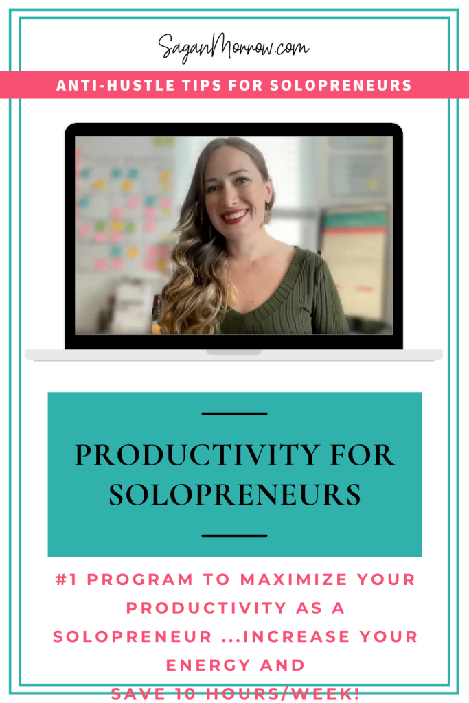 Productivity for Solopreneurs E-course