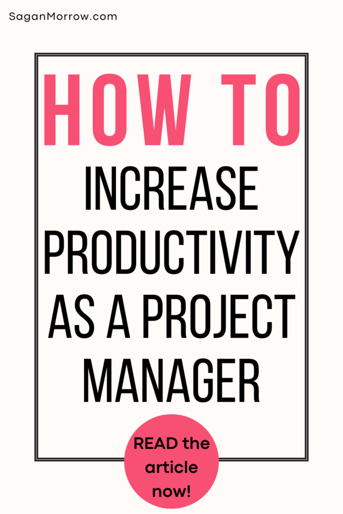 How to Increase Productivity in Project Management