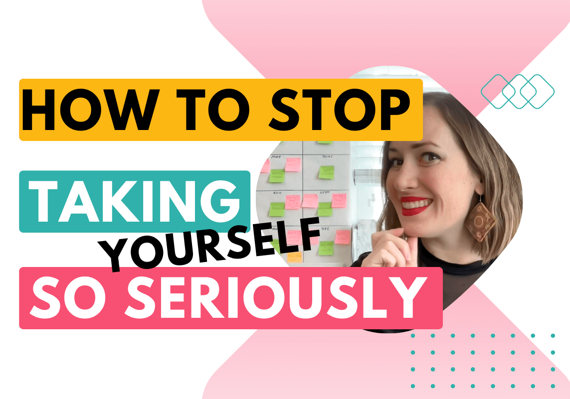 How To Take Your Work Seriously But Not Yourself