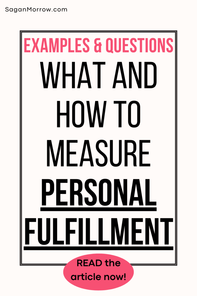 How to Measure Personal Fulfillment